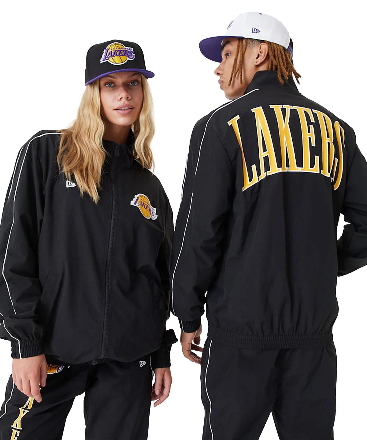 KURTKA NEW ERA LOS ANGELES LAKERS NBA TRACK BLACK - WWW.BANGLAJ.COM